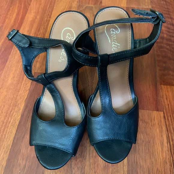 Candie's | Shoes | Candies Tstrap Wedges | Poshmark